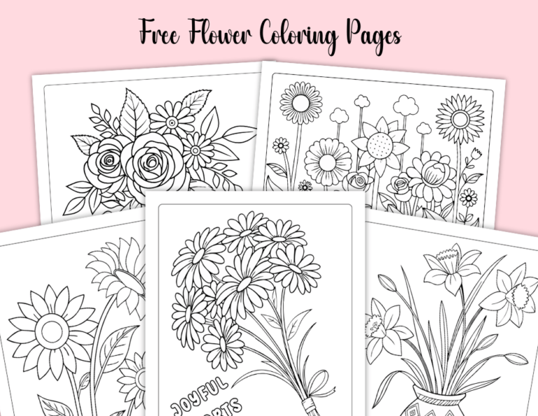 Flower Templates & Outlines | 40+ Free Printable PDFs